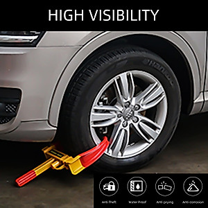 Universal Wheel Locks for Car and Trailer Tires - 2 Pack, Heavy Duty and Durable, DSPZGU Brand