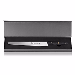 Cangshan TG Series 62199 Swedish 12C27 Steel Bread Knife, 10.25-Inch, G10 Handle