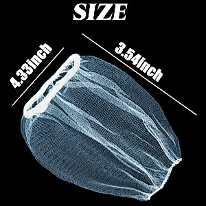 GXXMEI 500PCS Disposable Mesh Sink Strainer Bags, Kitchen Sink Strainer Filter Mesh Bag Anti Clogging Elastic Kitchen Sink Strainer Mesh Trash Bag, Fits Most Sizes of Sink Strainer