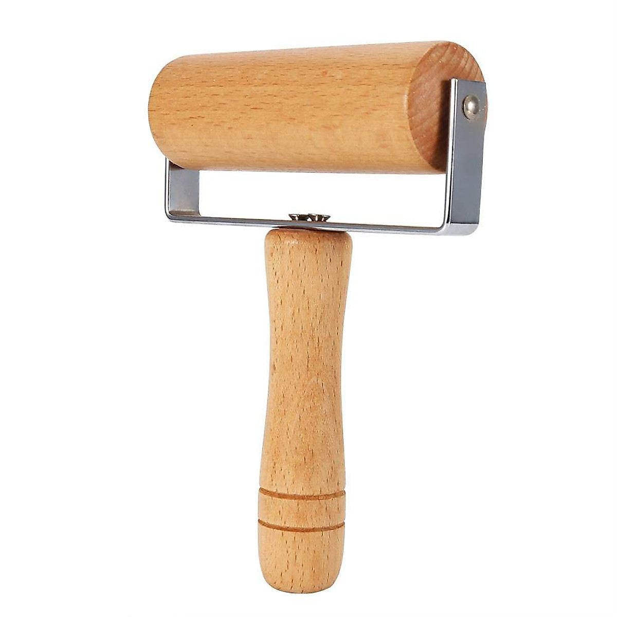 T Shape Pastry Roller, Fondant Bakery for Kitchen Pin Pastry Tool Dough Roller Wooden Multifunction Cookie Pizza Rolling Pin Pasta Hand Chapati(4)