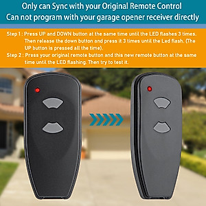 LAWOHO M3-2312 Clone Copy Remote Controls Compatible with Marantec 315MHz Garage Door Openers & Keyless Entry Keypad, for Marantec M4500e, 4700, M55, Martin DC3700e (1 Pcs)
