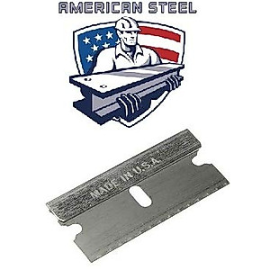 FitAll - 100 Pack Razor Blades-Replacement Razor Blades Single Edge, (100 pack Single Edge Razor Blades) Made in USA!!