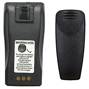 Teseko NNTN4851 NNTN4851A NNTN4496 NNTN4497AR NNTN4970A 7.2V 2200mAh Ni-MH Two-Way Radio Battery Replacement for Motorola CP040 CP140 CP150 CP160 CP180 CP200 PR400 EP450+Belt Clip