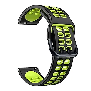 KAVJU 20mm, 22mm Watchband Strap Silicone Smart watch Bracelet Gear Band (Color : 10, Size : 22mm)