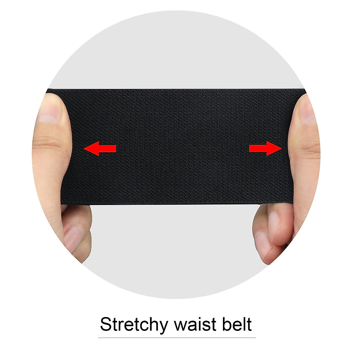 Alphyly Neries 2 Pack Womens Belt Wide Elastic Belt, Black Vintage Plus Stretchy Waist Belt, Cinch Trimmer Belt