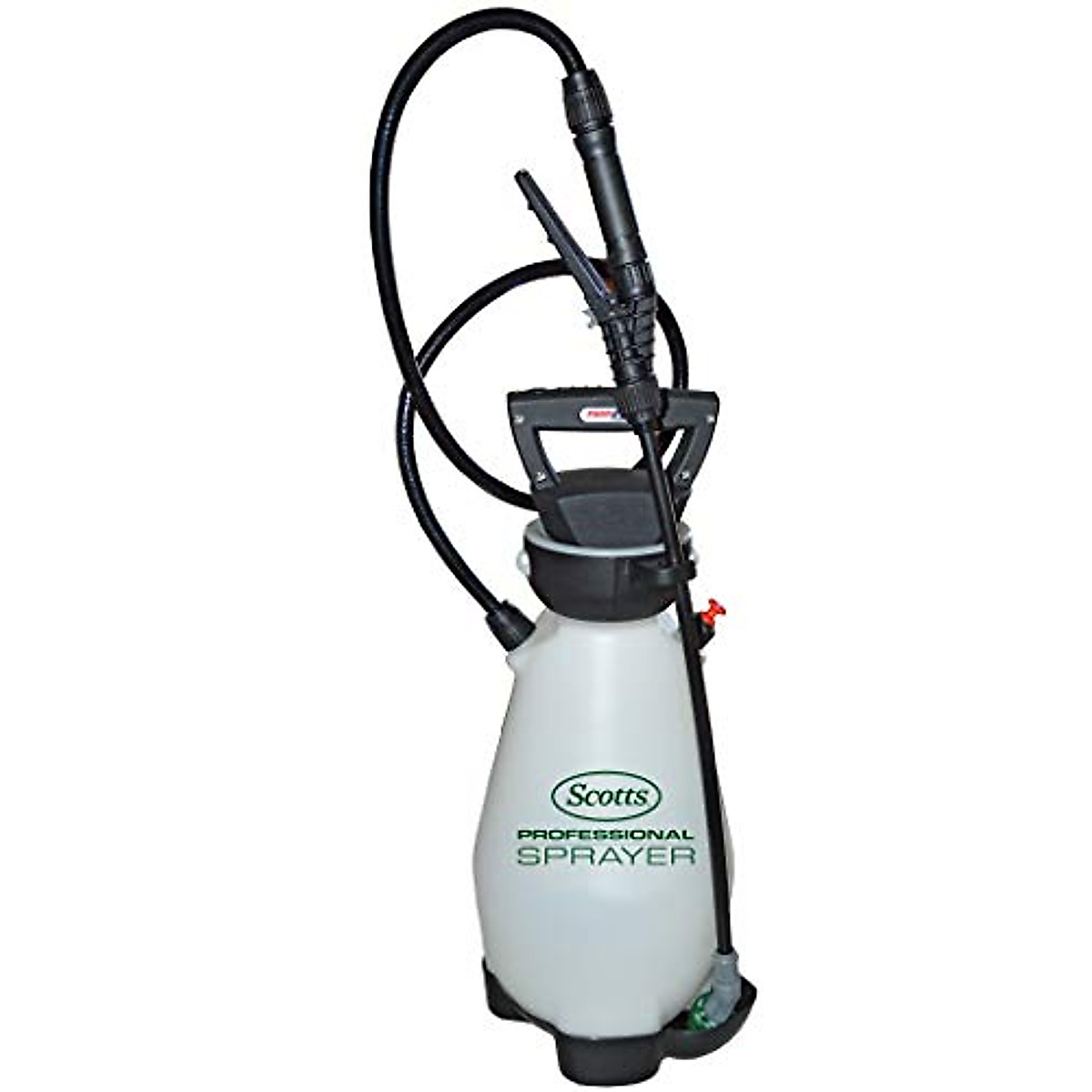 Scotts 190567 Lithium-Ion Battery Powered Pump Zero Technology Sprayer, 2-Gallon & Wet & Forget Moss, Mold, Mildew, & Algae Stain Remover Multi-Surface Cleaner Concentrate, Original, 128 Fluid Ounces