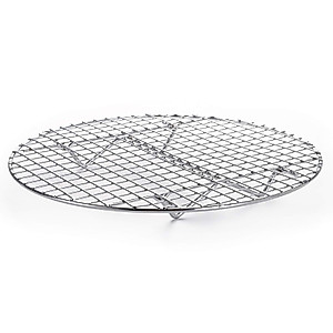 Foraineam 4 Pack 10.5 inch Steamer Rack Round Grilling Rack for Cooling Steaming Baking Cooking, Lifting Food in Pots, Cake Pan, Pressure Cooker and Oven
