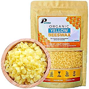 Organic Beeswax Pellets 1LB, USDA Certified Pure for Candle and Lotion Making, Food Grade Beeswax for Candle Making, 1 lb Beeswax Pastilles Organic, Bees Wax 1 lb Melts for Lotion