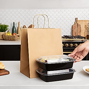 Prime Time Packaging Kraft Paper Bags, Super Royal, 14 X 9.75 X 15.5, Natural, 200/carton