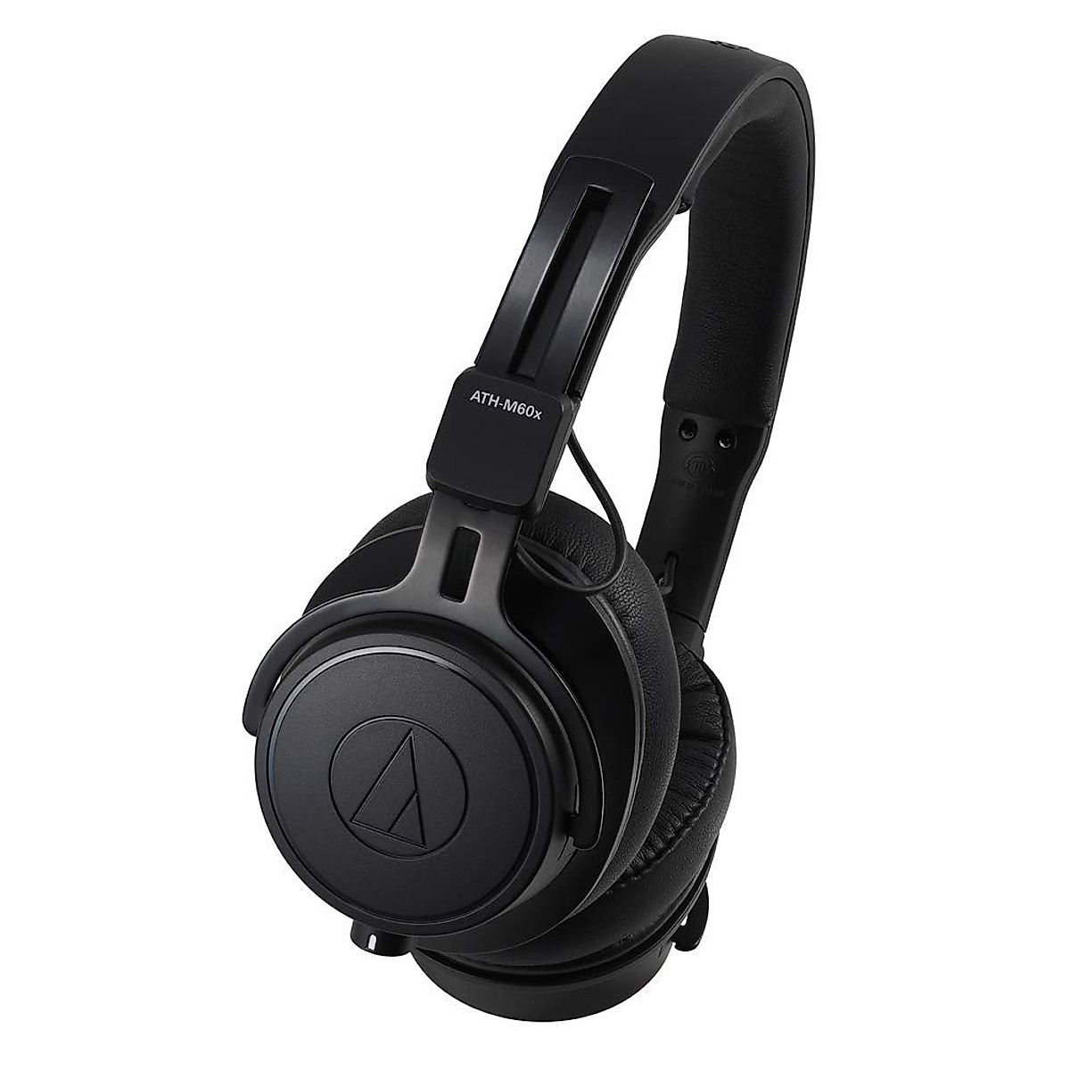 Audio-Technica ATH-M60X On-Ear Closed-Back Dynamic Professional Studio Monitor Headphones (Renewed)
