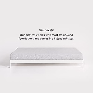 Nod by Tuft & Needle 8-Inch Queen Mattress, Adaptive Foam Bed in a Box, Responsive and Supportive, CertiPUR-US, 100-Night Sleep Trial, 10-Year Limited Warranty