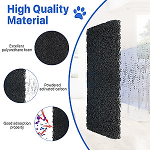 Akamino 16 Pack Carbon Filters Compatible with Litter-Robot 3, Activated Carbon Litter Box Filter,Thickened and Durable Self Cleaning Cat Litter Box Filters Eliminate Odors and Keep Home Fresh