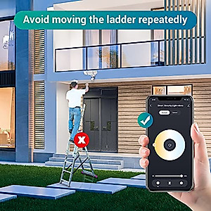 USTELLAR 2 Pack 50W Smart Outdoor LED Security Light Tunable White 2700K-6500K Motion Sensor Exterior WiFi Flood Light Fixture Alexa Warm Wired Floodlight Google Outside Spotlight House Yard Garage