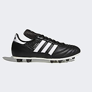 adidas mens Copa Mundial Soccer Shoe , Black/White/Black, 9.5 Women 8.5 Men US