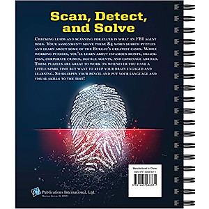 Brain Games - FBI Word Search Puzzles: Real Stories of Crimes Solved