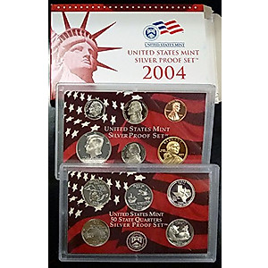 2004 U.S. Mint Silver Proof Set Set Uncirculated