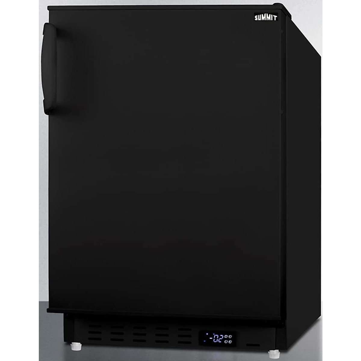 Summit Appliance ALFZ37B Built-in Undercounter ADA Compliant Residential All-Freezer in Black, Door Storage, Temperature Alarms, Open Door Alarm, Adjustable Thermostat and Manual Defrost