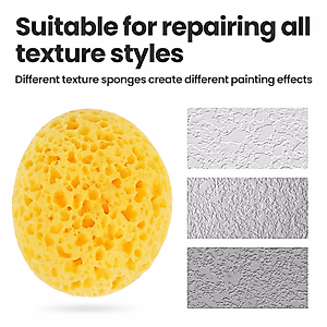 Knockdown Texture Sponge Drywall for Painting Ceiling, 2 Pack, 5.31 x 4.52 x 2.36inch