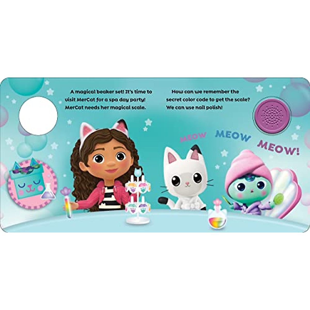DreamWorks Gabby's Dollhouse - Meow Meow Mailbox Sound Book - PI Kids