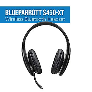 BlueParrott S450-XT Noise Canceling Bluetooth Headset (Renewed)
