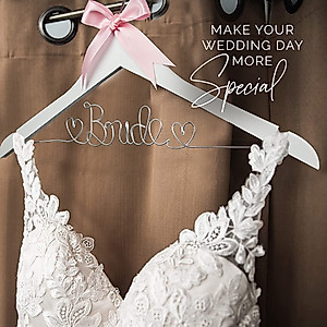 Bride to Be Wedding Dress Hanger, Bride Hanger for Wedding Dress, Wooden Wedding Hanger, Bridal Hanger, Bridal Hangers for Wedding Dress, Gown or Bridal Shower! (White Wood)