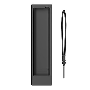 Silicone Hisense Remote Cover Compatible with Hisense Smart TV Remote ERF3C80H,2AVIGBR0001,25780-2AVIGBR0001,Skin-Friendly Case for A4H Series Android TV Remote Anti-Lost with Lanyard(Black)