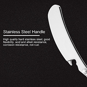 Folding Beard Comb, Portable Folding Mustache Tool Bottle Opener Portable Stainless Steel Beard Comb for Salon and Home Use