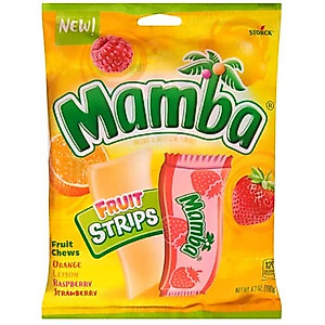 Fruit Chews, Magic Sticks and Fruit Strips, 6.3 Ounce (Pack of 4) - with Make Your Day Bag Clip