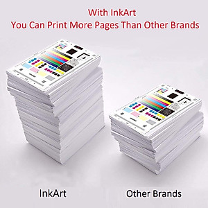 InkArt Remanufactured Ink Cartridge Replacement for Epson 200XL 200 XL T200XL to use with XP-200 XP-300 XP-310 XP-400 WF-2520 WF-2530 WF-2540 Printer (2BK, 1C , 1M, 1Y) 5 Packs