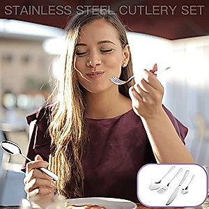 MJIYA Dinner Forks Silverware Set, Dominion Heavy Duty Forks, Stainless Steel Salad Forks Multipurpose Use for Home, Kitchen or Restaurant (MIX)