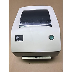 #S6B Zebra TLP 2844 Printer 2844-10301-0001 W/New Adapter, USB, Power Cables &Print
