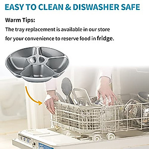 ORSDA Automatic Cat Feeder Wet Food/Dry Food, 5 Meal Timed Pet Feeder Easily Programmable & Voice Recorder & Easy to Clean, Dual Power Supply Auto Feeder for Cats/Small Dogs, for Weekend Trip Blue