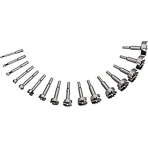 Steelex D1030 16 Piece Forstner Bit Set