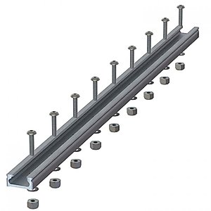 YakAttack GTTL90 GearTrac 16in Top Loading Aluminum Kayak Mount Track