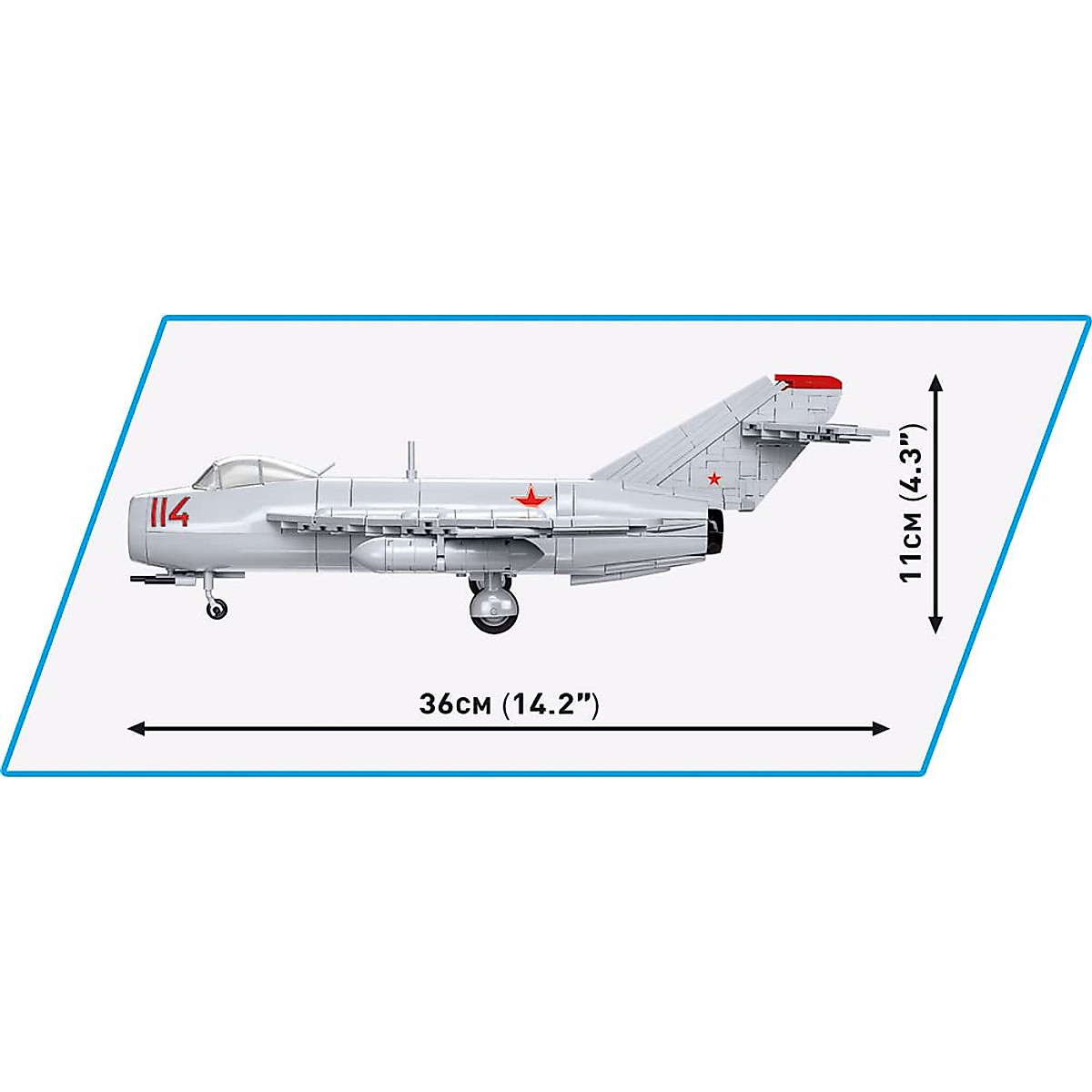 COBI Historical Collection Cold War MIG-17 Fresco (5823)