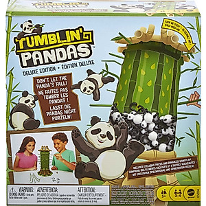 Mattel Games Tumblin’ Pandas Kids Game with Tower, Sticks & Toy Pandas, Kids Gift Ages 5 Years & Older