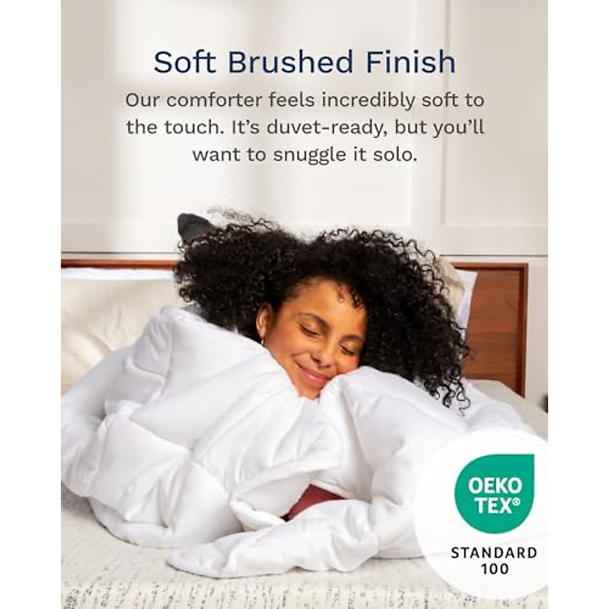 ViscoSoft All Seasons Twin/Twin XL Down Alternative Reversible Quilted Comforter - Breathable Premium Twin Extra Long Microfiber White Duvet Cover Insert