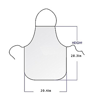 DZGlobal Fashion Children Kitchen Apron - Chef Kitchen Cooking and Baking Bib Apron (Funny Just A Girl Loves Slime)