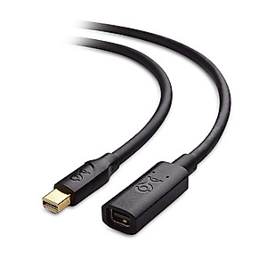 Cable Matters Mini DisplayPort Extension Cable (Mini DP Extension Cable) in Black - 6 Feet