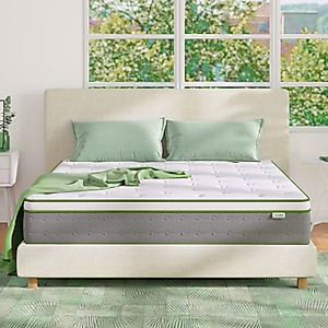 Novilla Mattress California King, 10 Inch Hybrid Pillow Top Mattress Cal King in a Box with Gel Memory Foam & Innerspring for a Cozy & Peaceful Sleep