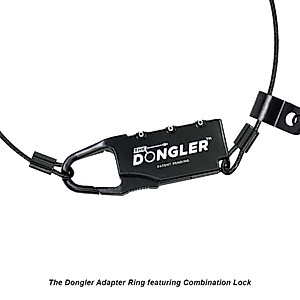The Dongler Loaded - ProAV 4K HDMI Dongle Adapter Ring - Supports up to 32Gbps Input, 4K with HDR - Includes Combination Lock with (4) Pigtail Dongle Adapters