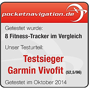 Garmin Vivofit Fitness Band - Black w/o ant stick (Renewed)