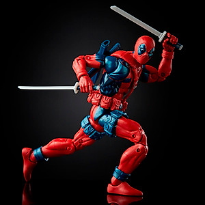 Marvel Legends Series Deadpool, Marvel Comics Uncanny X-Men X-Force Retro Collectible 6 Inch Action Figure for Adults Ages 14 and Up