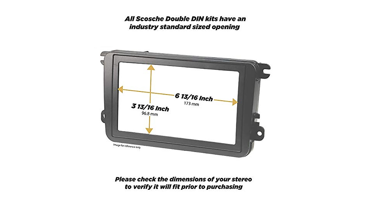 Scosche Dash Kit for Jeep Cherokee & Dodge Durango - Seamless Fit