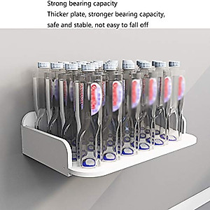 Floating Shelves Router Set-top Box Bracket WiFi Wall Mount Satellite Receiver Top Box Rack Bedside Projector Wall Mount Shelf (Color : White, Size : 34 * 24 * 7cm)