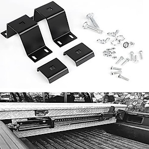 Maureen 4X400 4XRAC Steel Jack Mounting System Fixed with Mounting Bracket Fits for Off-Road Vehicle Pickup Truck Trailer Van SUV