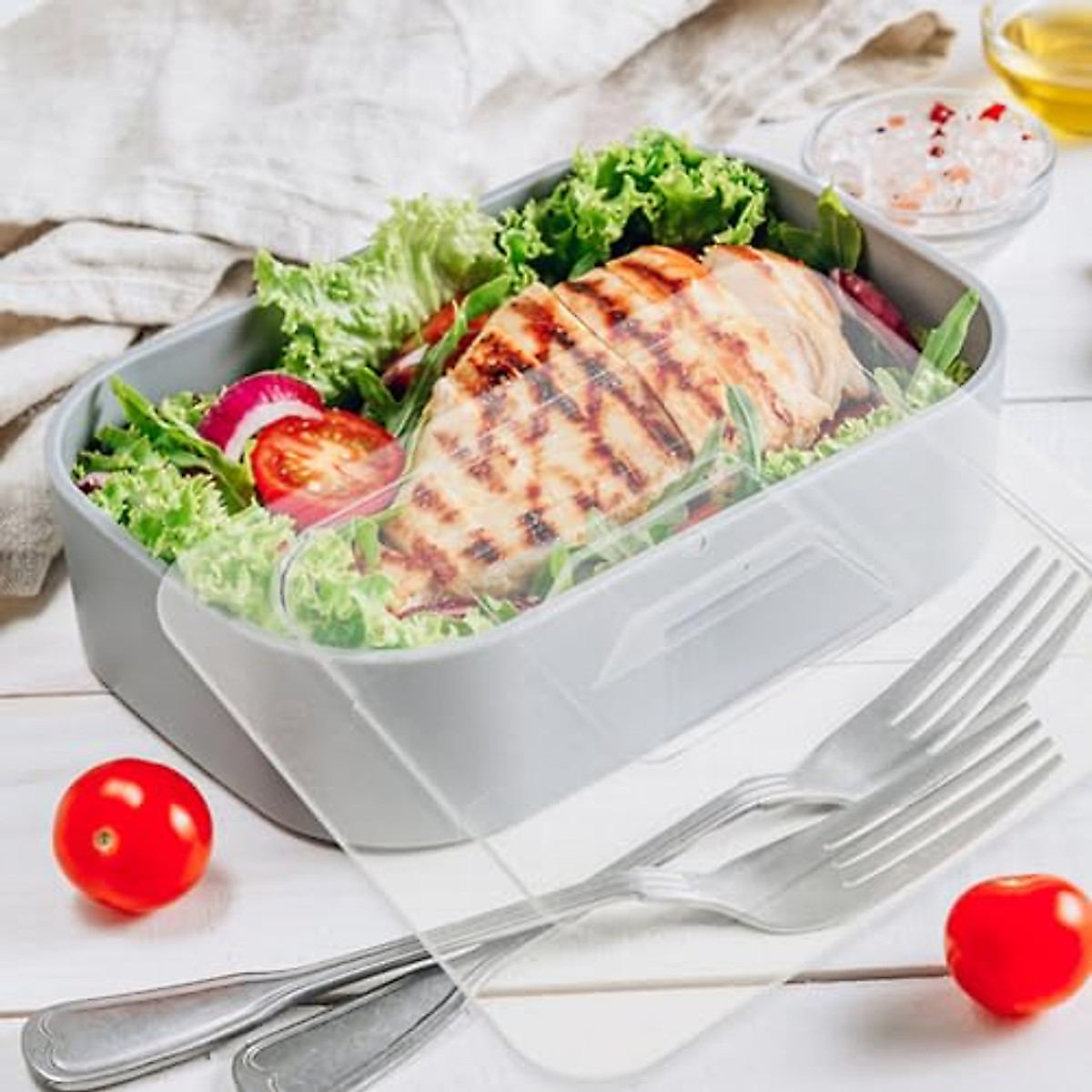 ABOOFAN Polycarbonate Hotel Pan Lids with Handle, 4pcs 1/6 Size Clear Acrylic Food Pan Lid Steam Table Pan Cover Food Storage Containers Covers for Restaurant Hotel