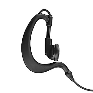 JEUYOEDE G Shape Style Listen Only Earpiece for 3.5mm Connector Radio Handheld Mic – 1 Pin