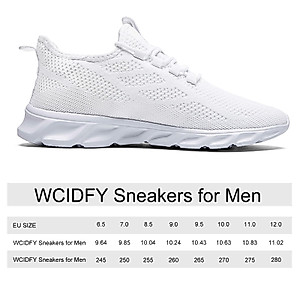 WCIDFY Womens Tennis Shoes Running Shoes Sneakers Breathable Gym Workout Nurse Shoes White Women Size 9