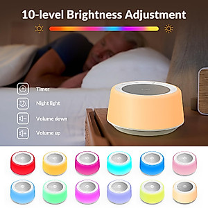 Tibetan Singing Bowls Machine - 11 Sound Bowls for Yoga, Meditation, Mindfulness, Healing, Chakra Healing and Stress Relief, Timer and Memory Features, Plug in